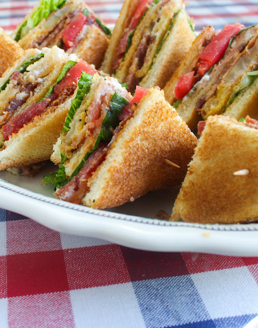 Epic Fried Green Tomato BLT Club Sandwich