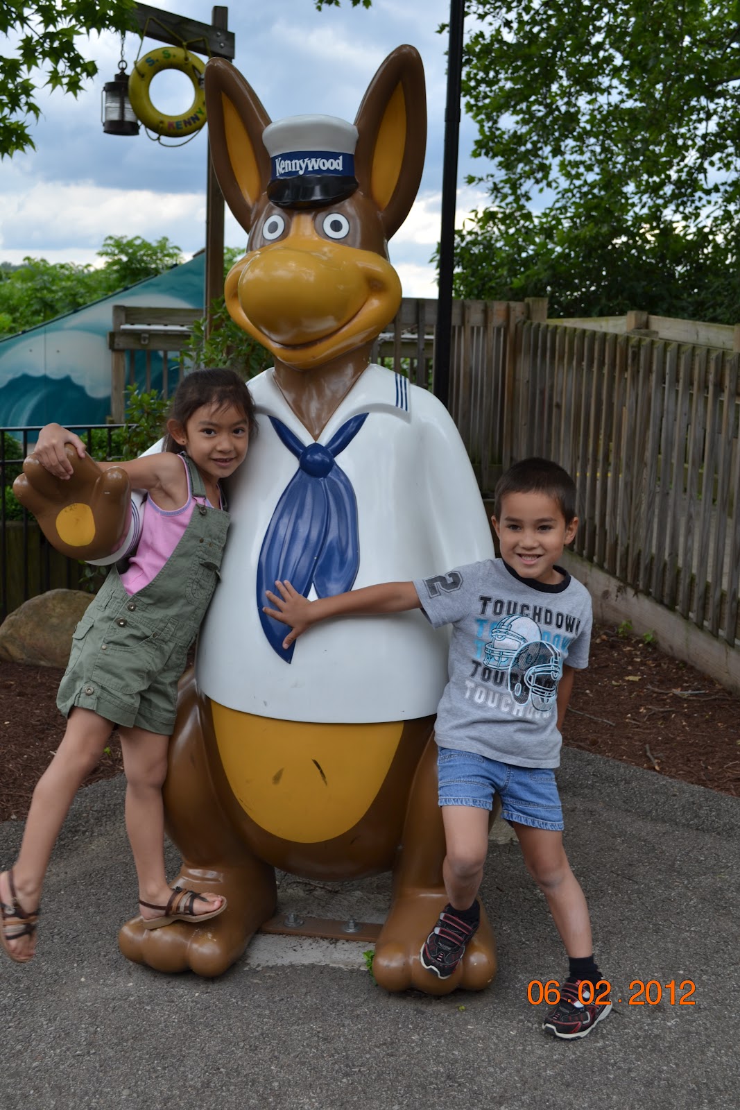 Travels and Wandering: Posing with Kenny Kangaroo