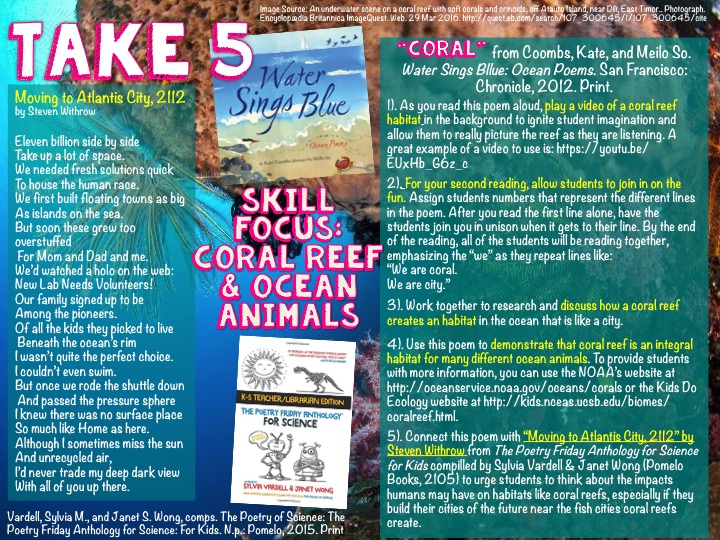 Poetry for Children: Science + Poetry = Coral reefs and ocean animals