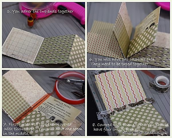 crafty goodies: Try It Tuesday~mini portfolio tutorial!