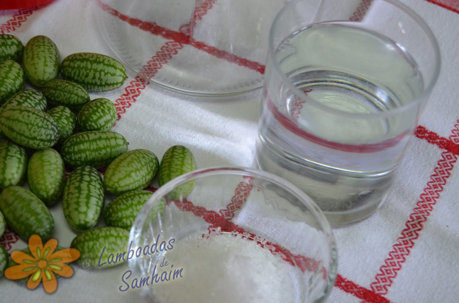 Lamboadas de Samhaim: Pepquiño, mini sandía, cucamelón encurtido