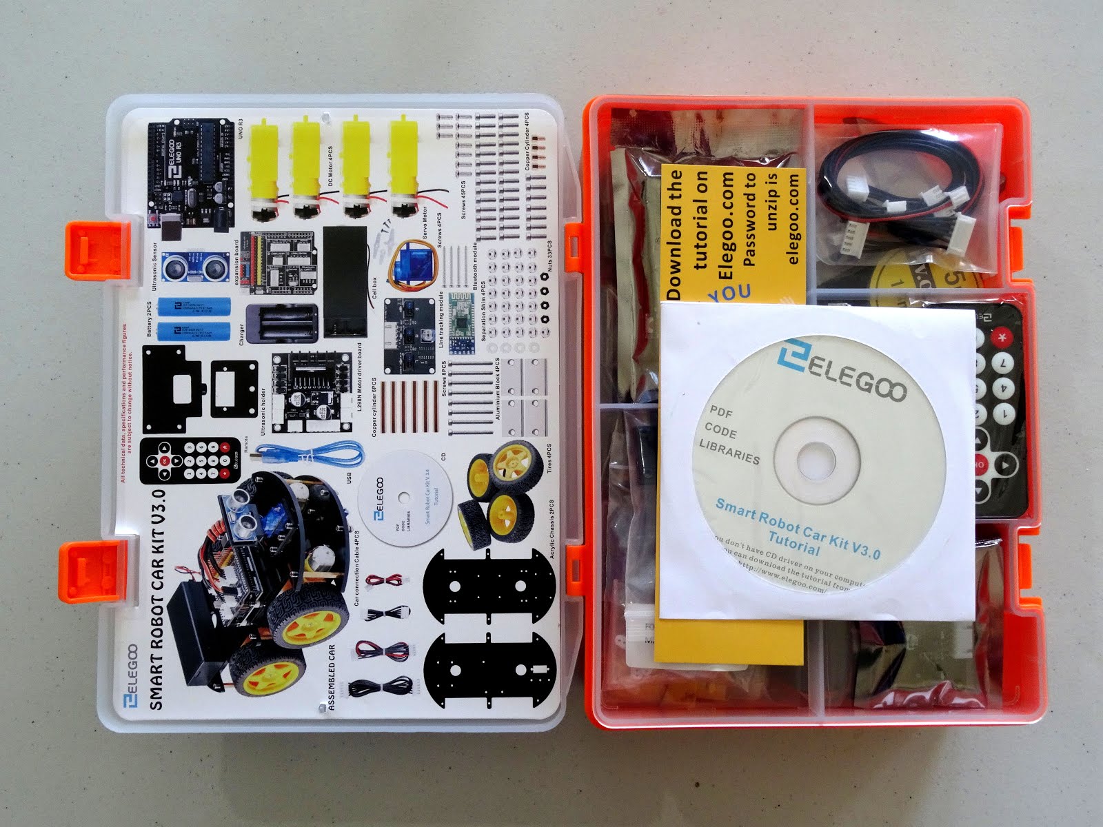 Mitov Software: Just received a new beautiful Smart Car Arduino Robot KIT Version 3.0 from ...