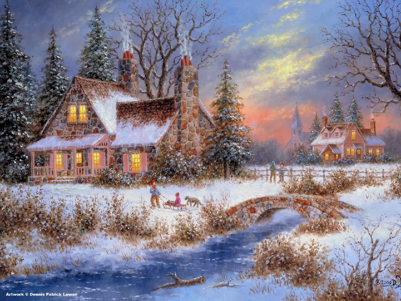 Dennis Lewan, 1943 | Romantic painter | Tutt'Art@ | Pittura * Scultura ...