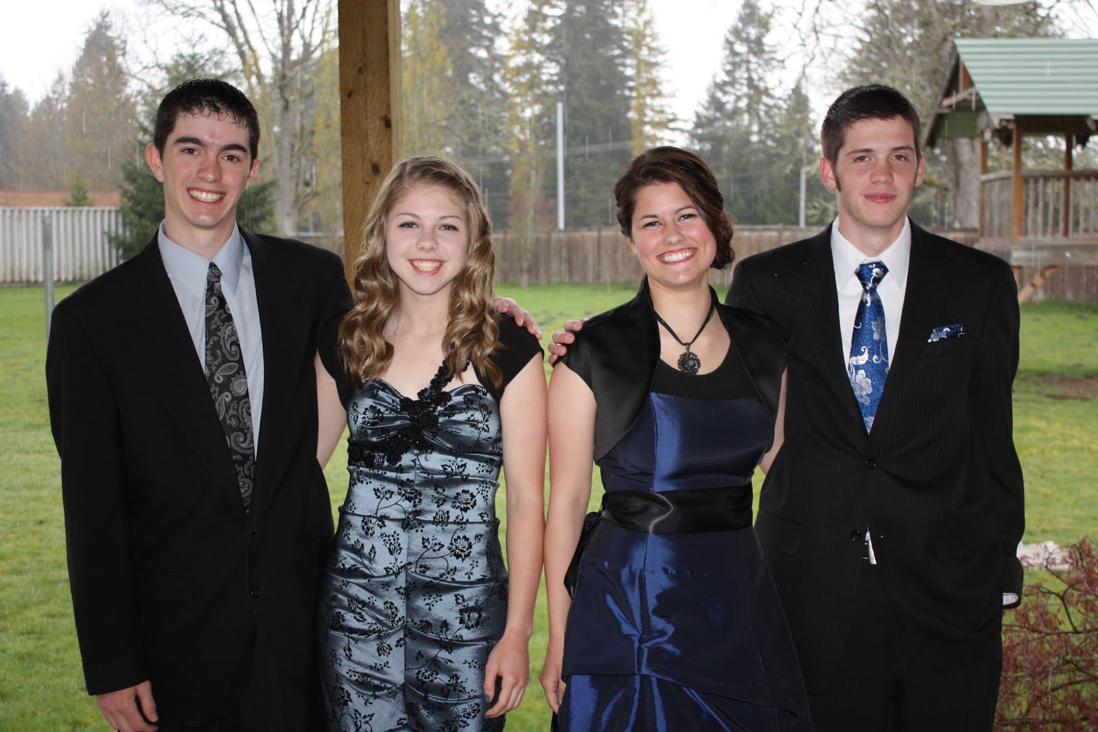 My girls and I: Priest/Laurel Prom (aka "Mormon Prom")