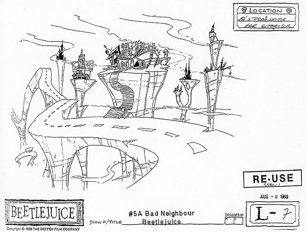 Living Lines Library: Beetlejuice (TV Series 1989–1991) - Model Sheets ...