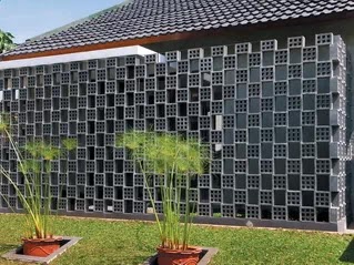 Desain Pagar Unik terbuat dari Material Rooster - Desain Rumah