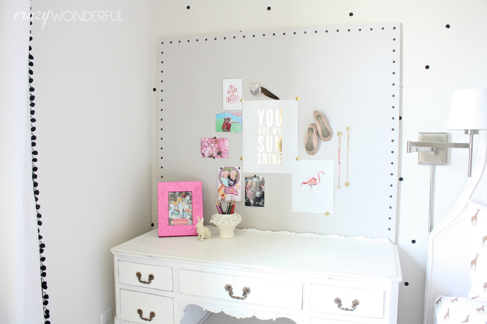 large DIY pinboard - Crazy Wonderful