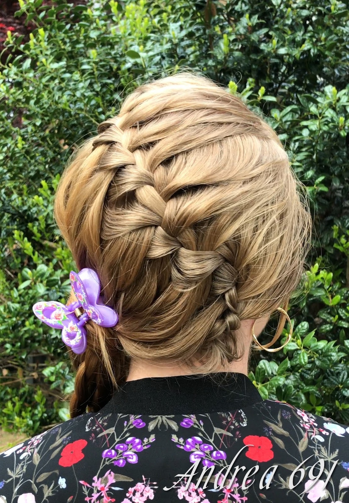 Braids & Hairstyles for Super Long Hair: A waterfall braid to go ...