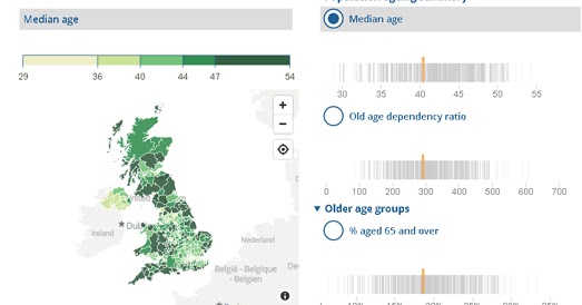 Maps Mania: UK Population Age