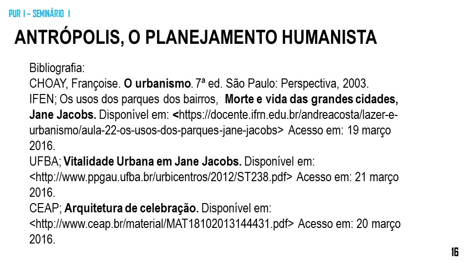 Antrópolis, o planejamento humanista - ARCHLIFE | Heloise Travain