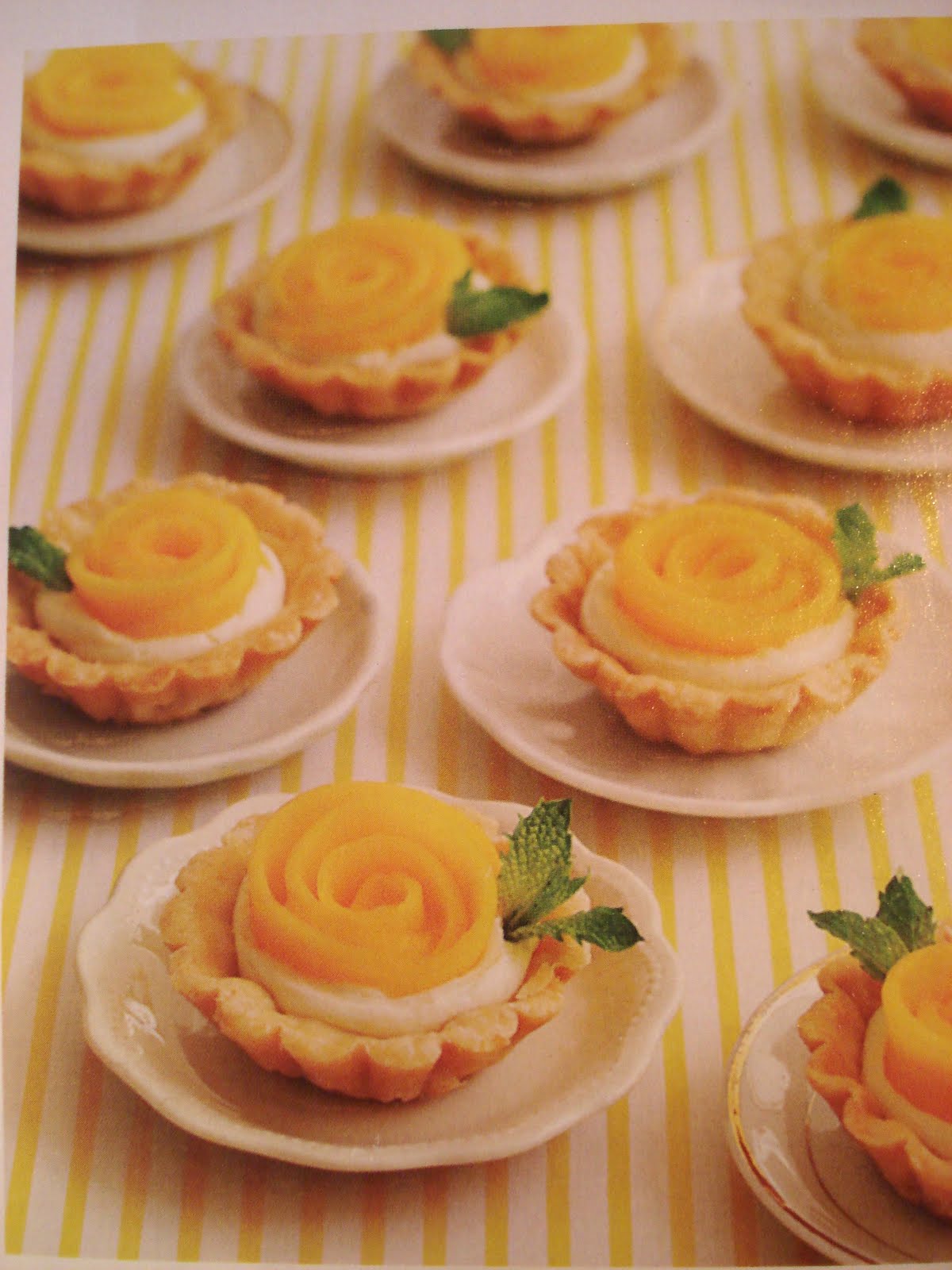 the aub-blog: Mango Madness: Mango Rosette Tartlets