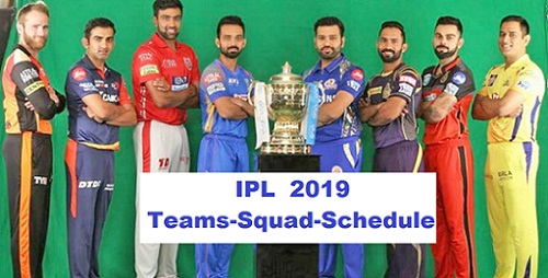 IPL 2019: Match Schedule, time table, scores results - SportsHistori