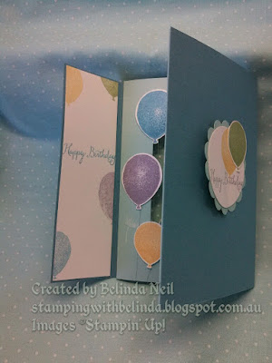 Stampin' it up with Belinda: Envelope Fold Card