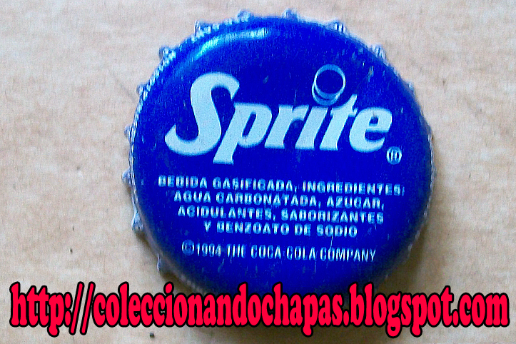 Colección de Chapas: Sprite Azul 2 - Perú