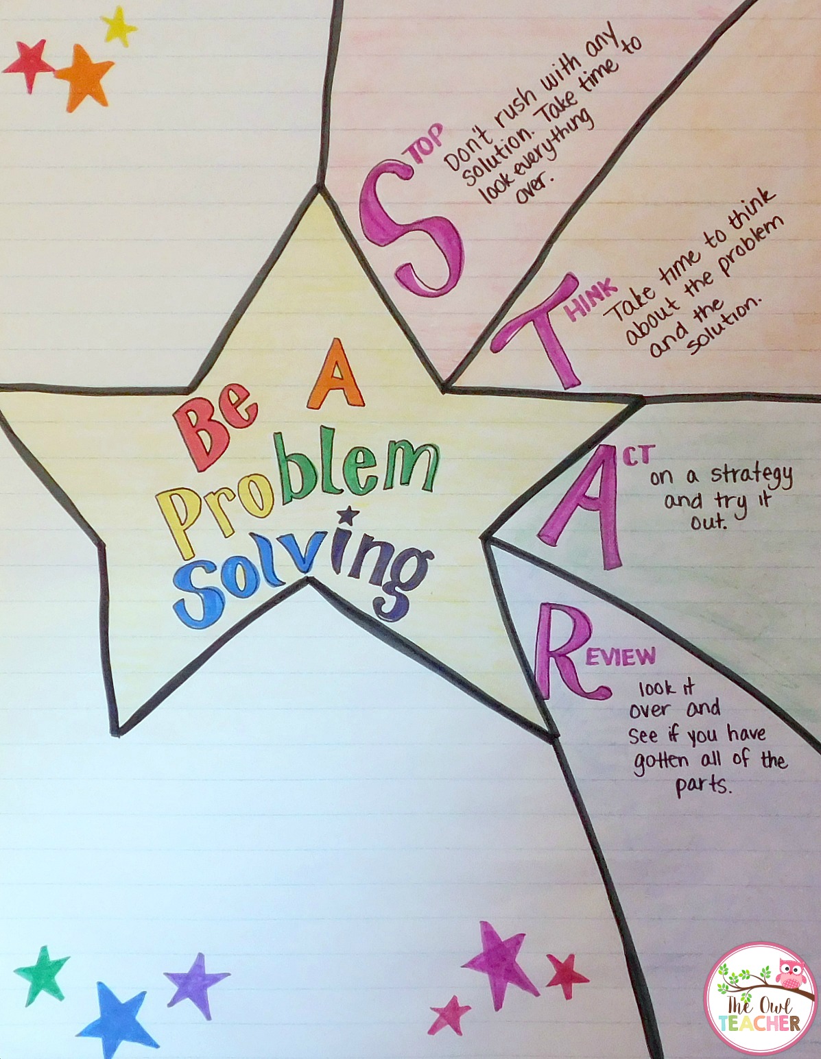 Math Problem Solving Bookmarks - Classroom Freebies
