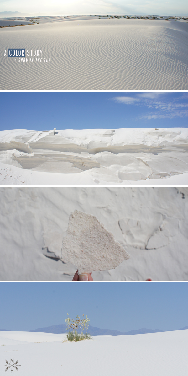 magpie fields: INSPIRATION: WHITE SANDS