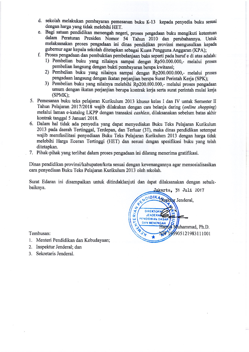 OPS LEGOK: Surat Edaran Dirjen Dikdasmen Tentang Buku Teks Pelajaran ... OPS LEGOK: Surat Edaran Dirjen Dikdasmen Tentang Buku Teks Pelajaran ...