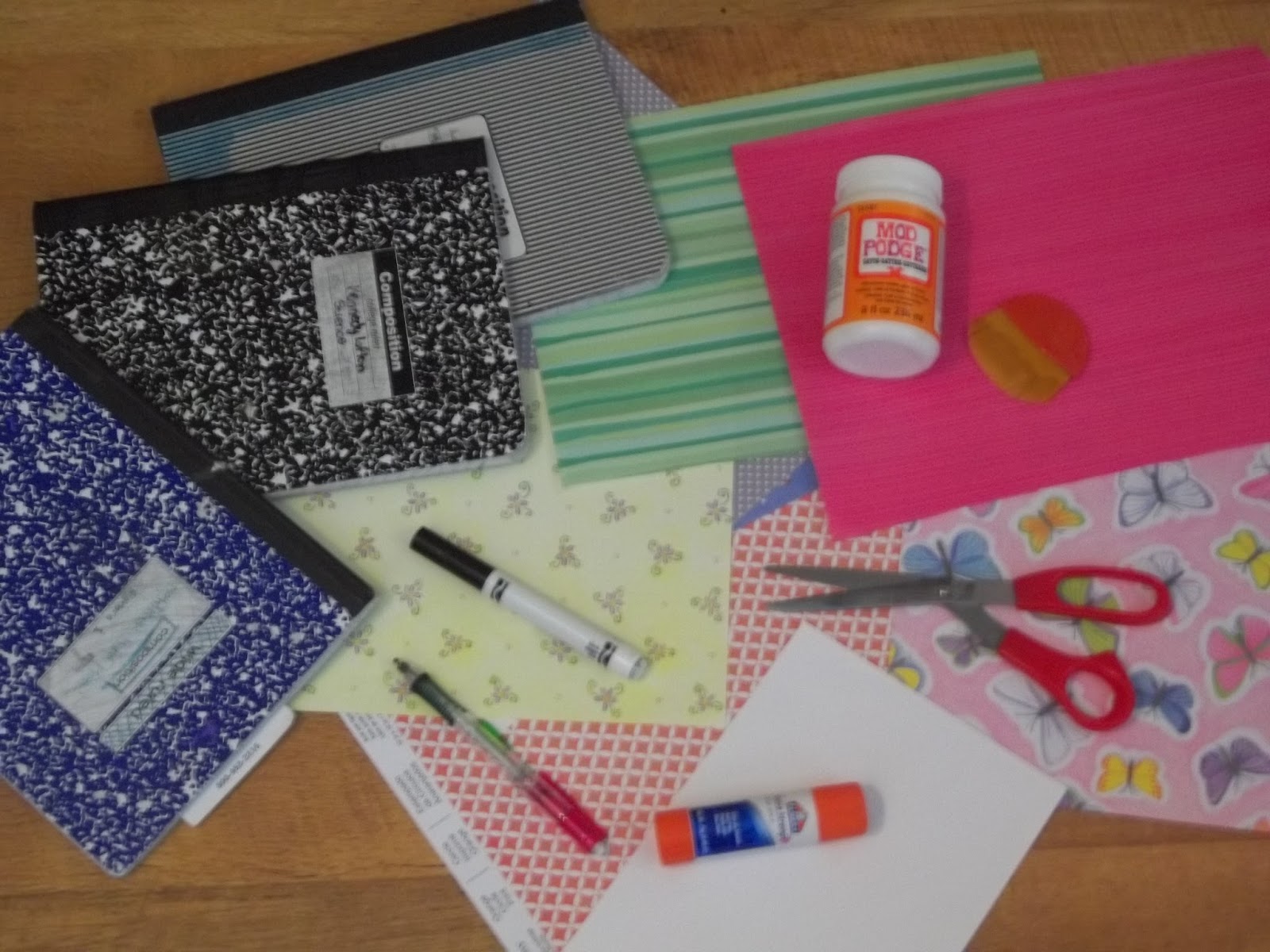 Crafts With Colbie: Back To School DIY: Chic Composition Notebooks