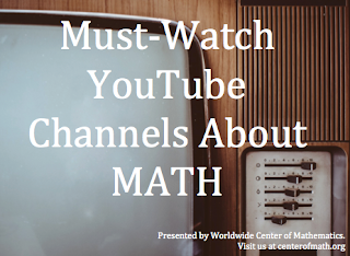 The Center of Math Blog: Must-Watch Mathematics YouTube Channels