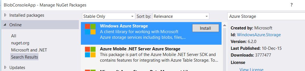 Tutorial4Studies: Azure Storage Queue-Console App