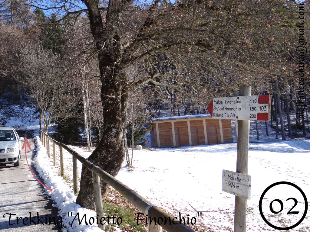 Trekking in Trentino: Moietto > Rifugio "Fratelli Filzi" (Finonchio)