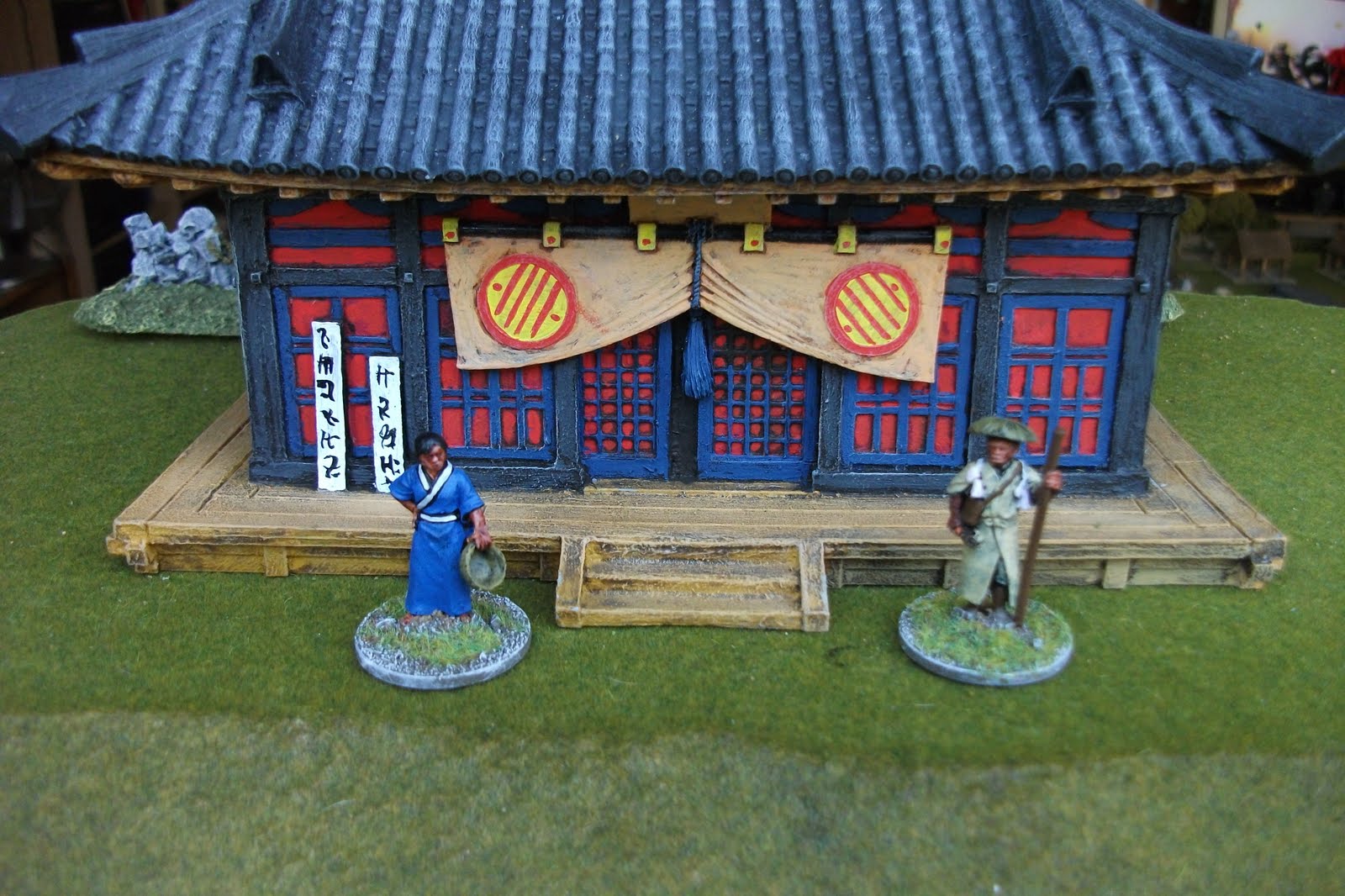 The Angry Lurker: 28mm Samurai Painted Japanese Temple.