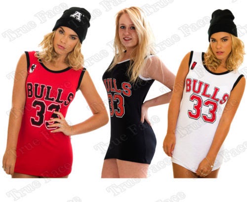 Trueface Celeb Dress Fashion: Womens Top Chicago Bulls 33 Celebrity ...