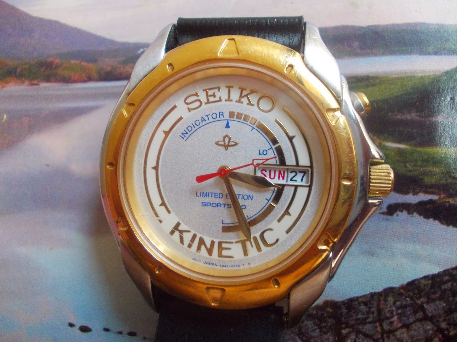 vintage watches: Seiko Kinetic limited edition SOLD