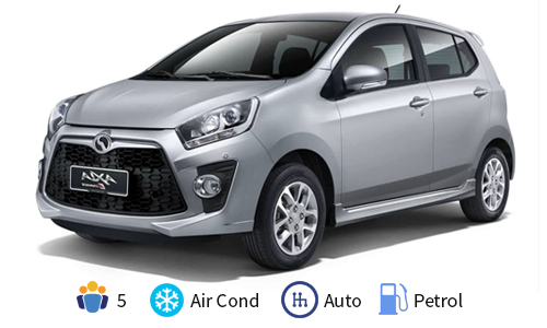 Perodua Axia - Putrajaya Car Rental