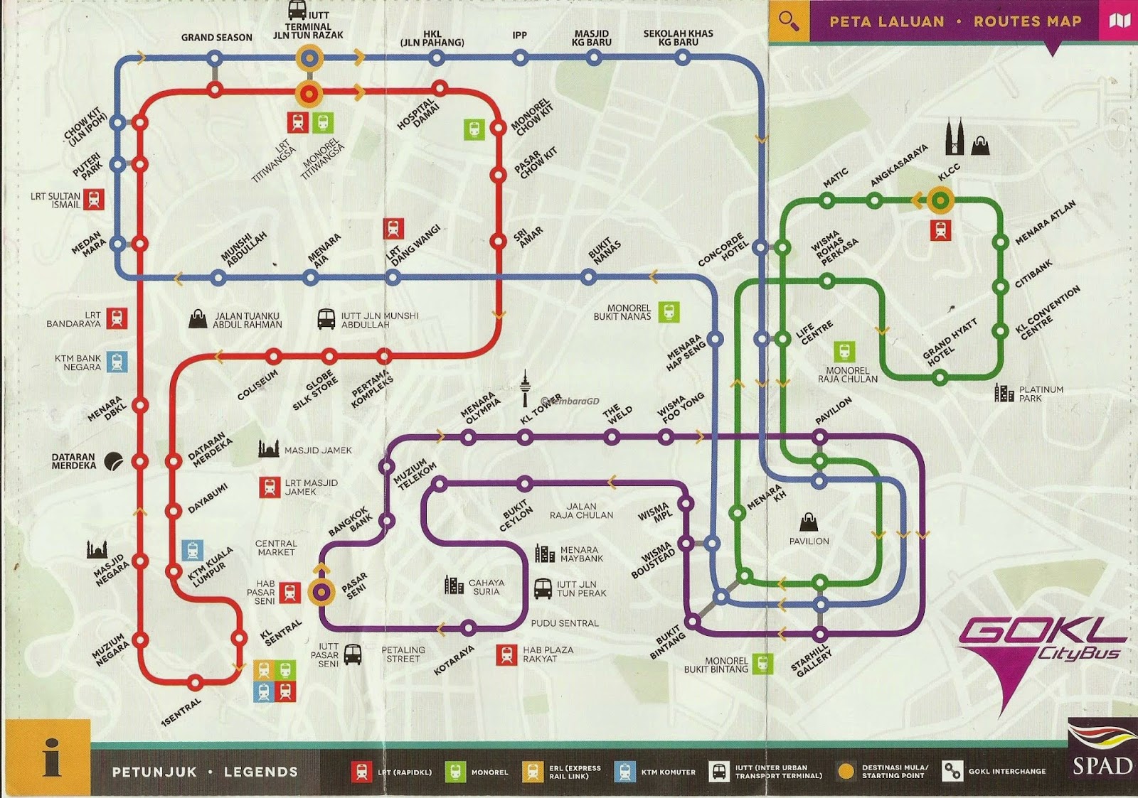 KembaraGD: 04 April 2015 - Kuala Lumpur Malaysia - Bas Bandar Percuma GoKL