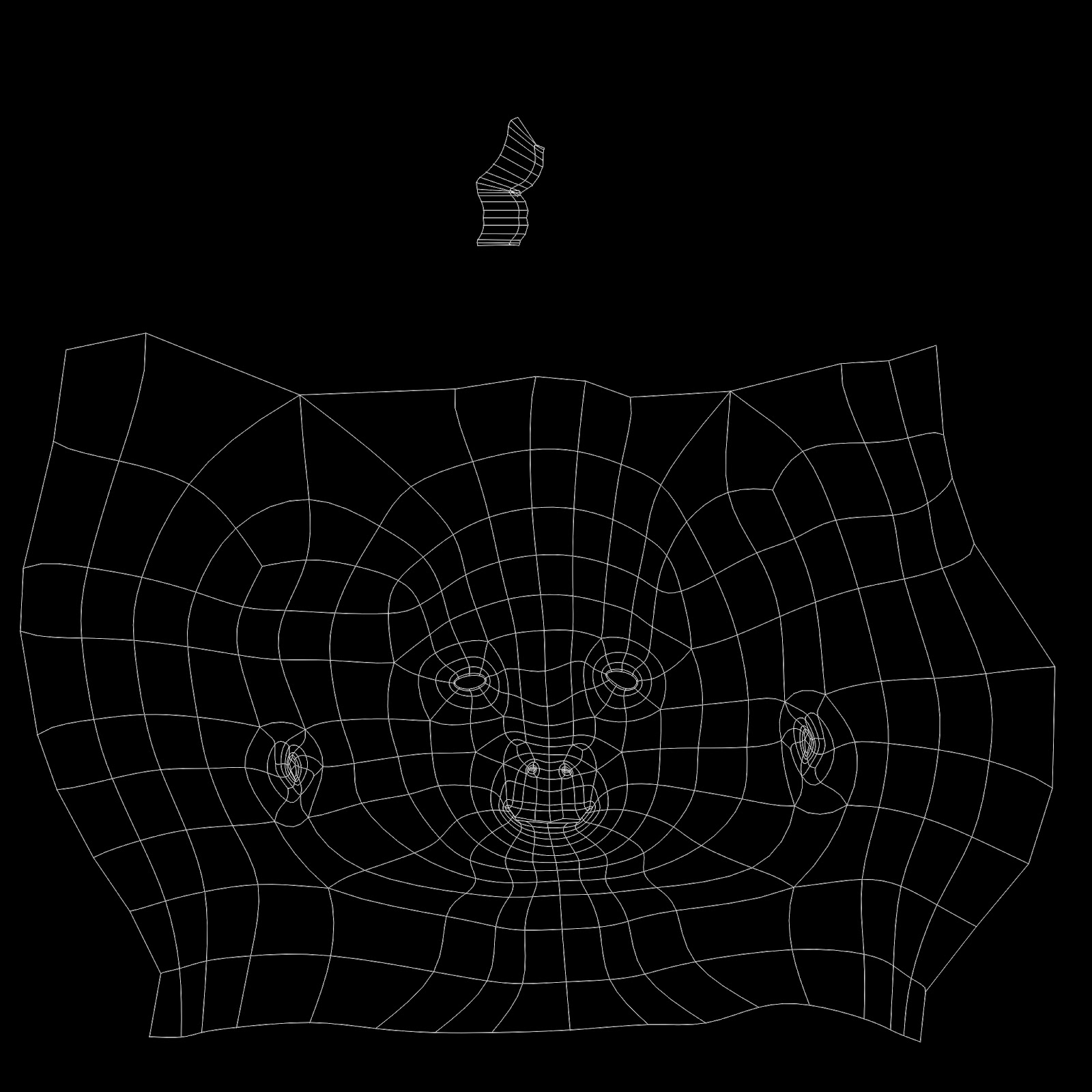 MA Animation - work in progress: UV maps for the head - daddy