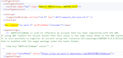 I think...: AWS: The specified queue does not exist for this wsdl version (.NET)