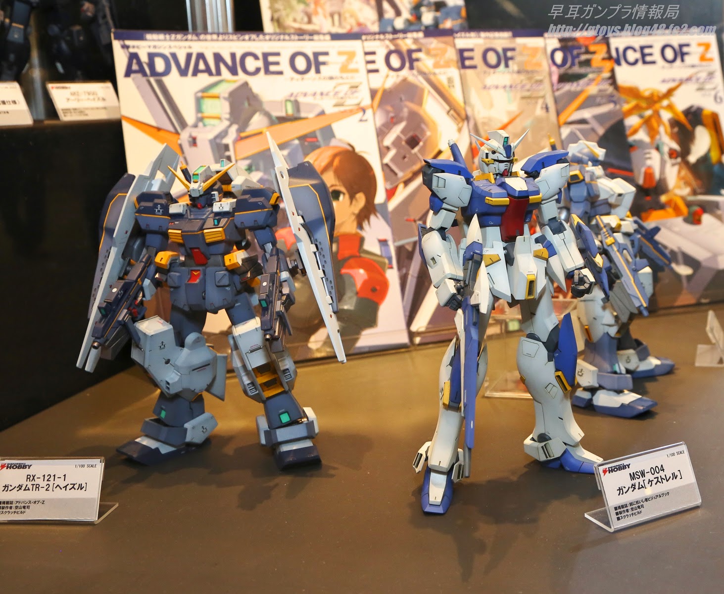 1/100 and 1/144 Custom AOZ model kits on Display at C3 x Hobby 2014