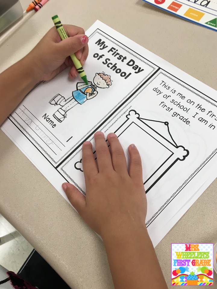 Mrs. Wheeler's First Grade Tidbits: First Day Fun