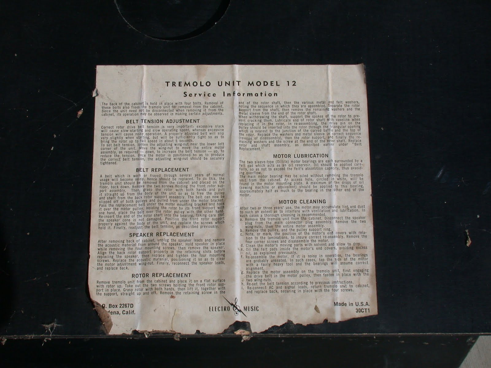 How Money Really Works: Leslie Model 12 ( I thnk the ONLY one)