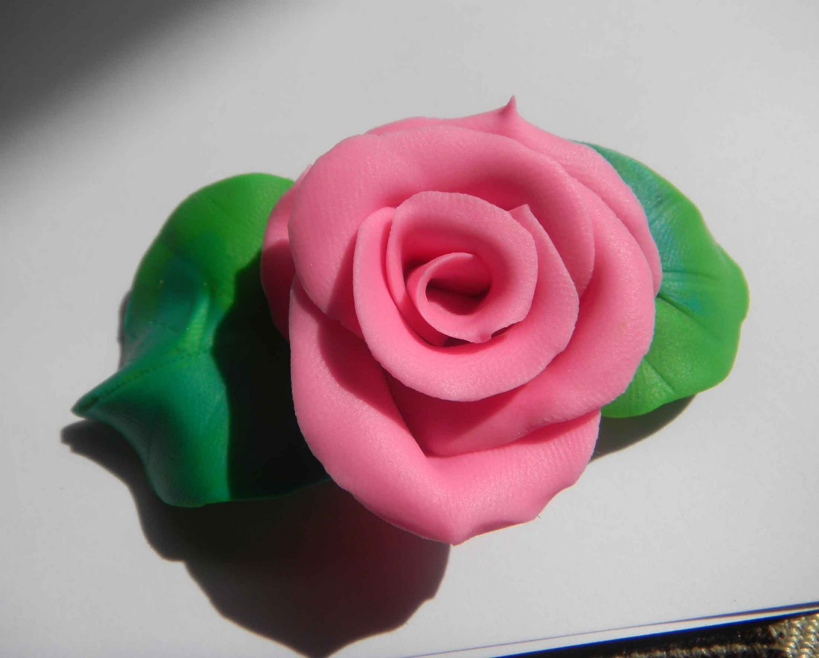 sandvicrochet: Valentines Special Roses made from kiddie clay