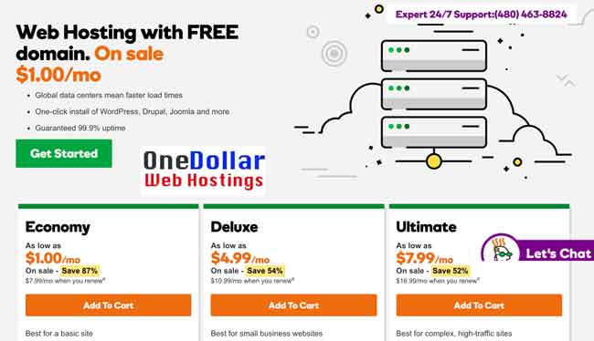 $1 Web Hosting- for one month