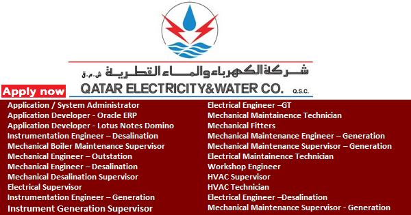 QATAR ELECTRICITY & WATER CO. JOB OPENINGS | QATAR