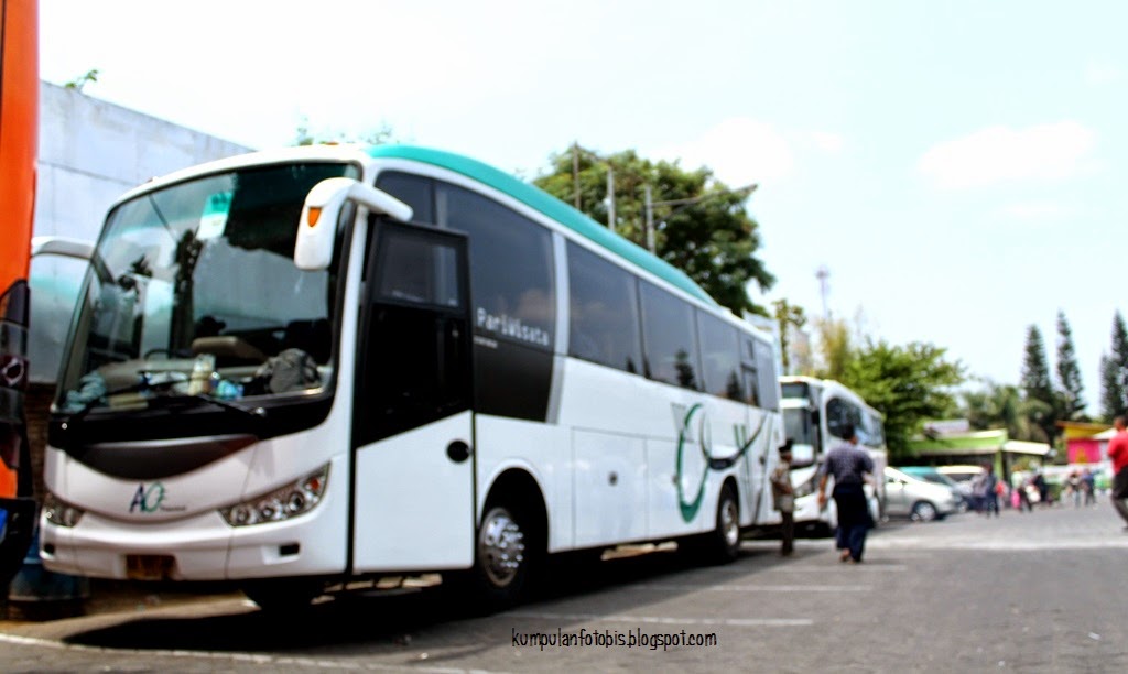 Kumpulan Foto Bus Pariwisata AO Transport Evonext Putih | Blognya Busmania