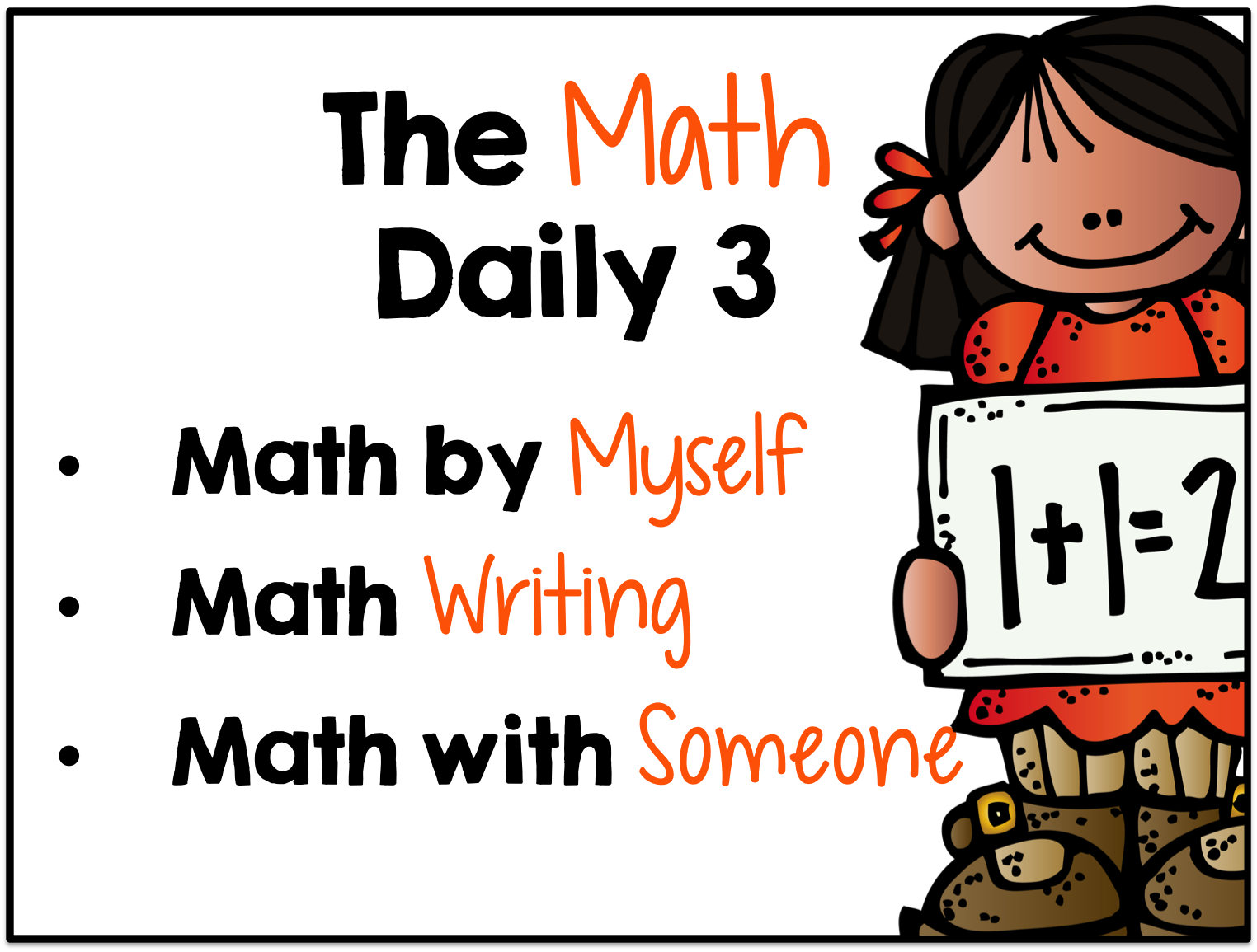 Daily 5: 2nd Edition-Daily 3 Math - My Differentiated Kinder Spin on it ...