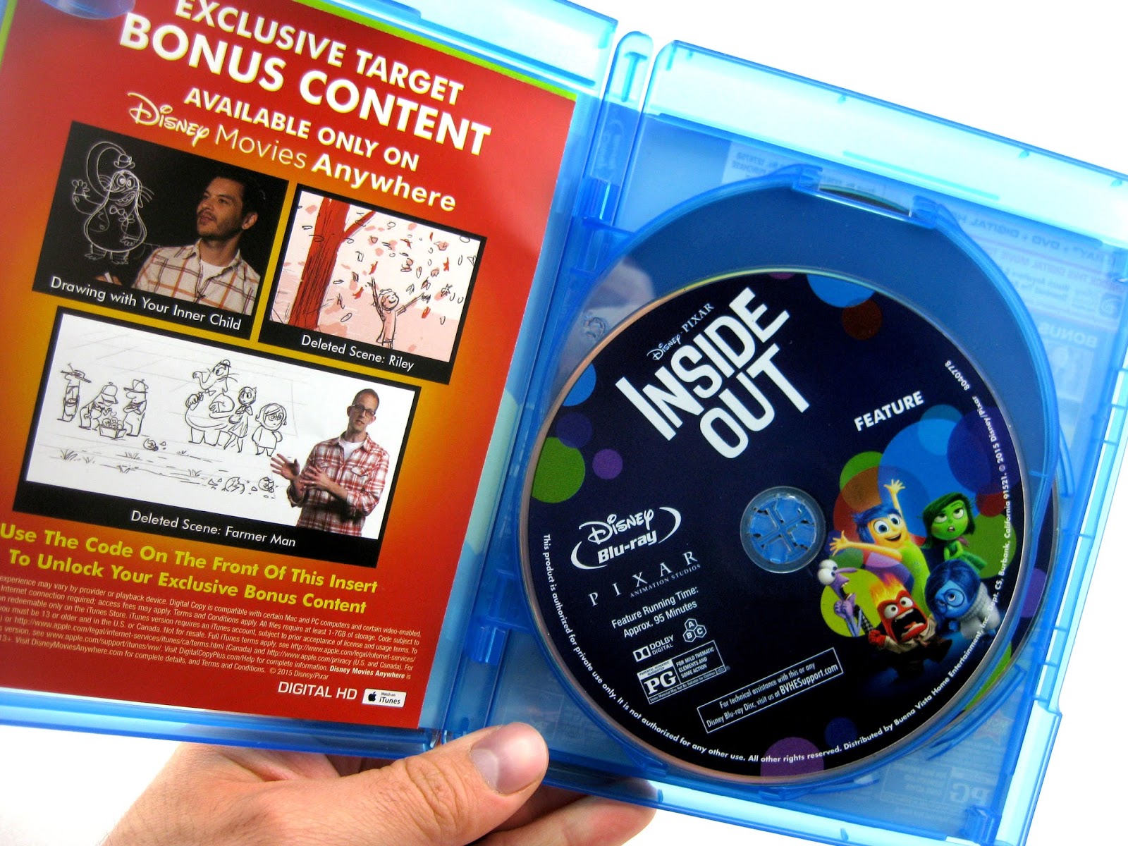 Dan the Pixar Fan: Inside Out: Blu-Ray Review (Target Edition)