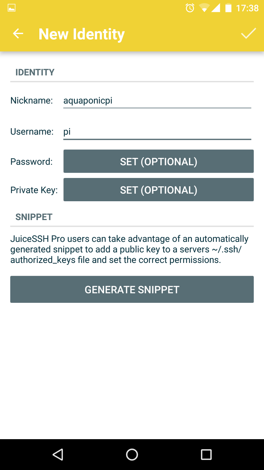aquaponicPi: Connecting to your Raspberry Pi using an Android Device