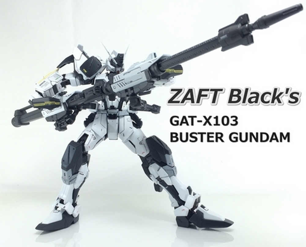 Custom Build: MG 1/100 "ZAFT Black's" BUSTER GUNDAM