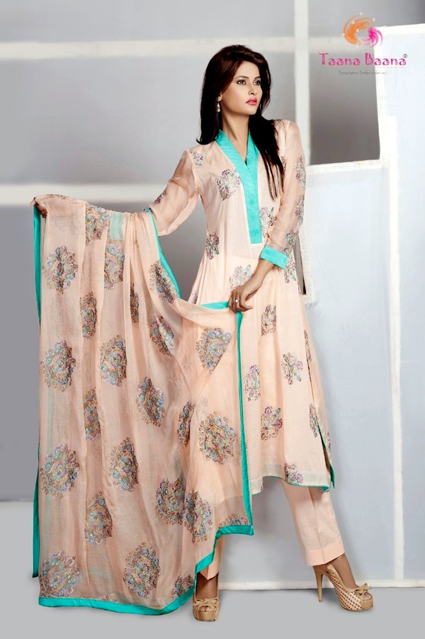 Taana Baana Summer Collection 2013 Vol 01 | Panoramic Embroidered ...