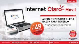 CLARO QUE TIENES MAS: Internet Claro móvil