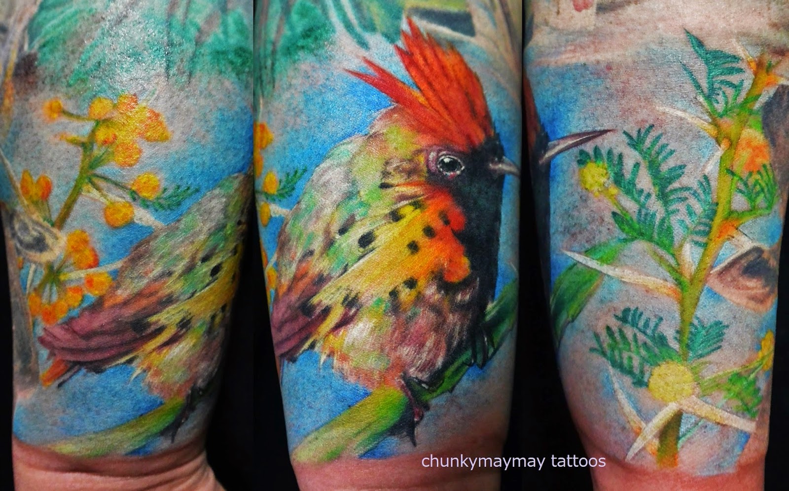 Chunk of MayMay: jungle tattoo sleeve