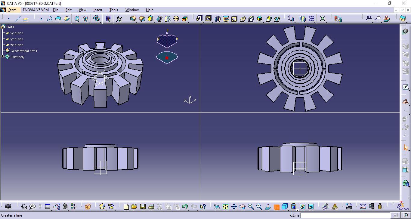 Abhay Sharma-Worksamples: CATIA - Computer Aided Three Dimensional ...