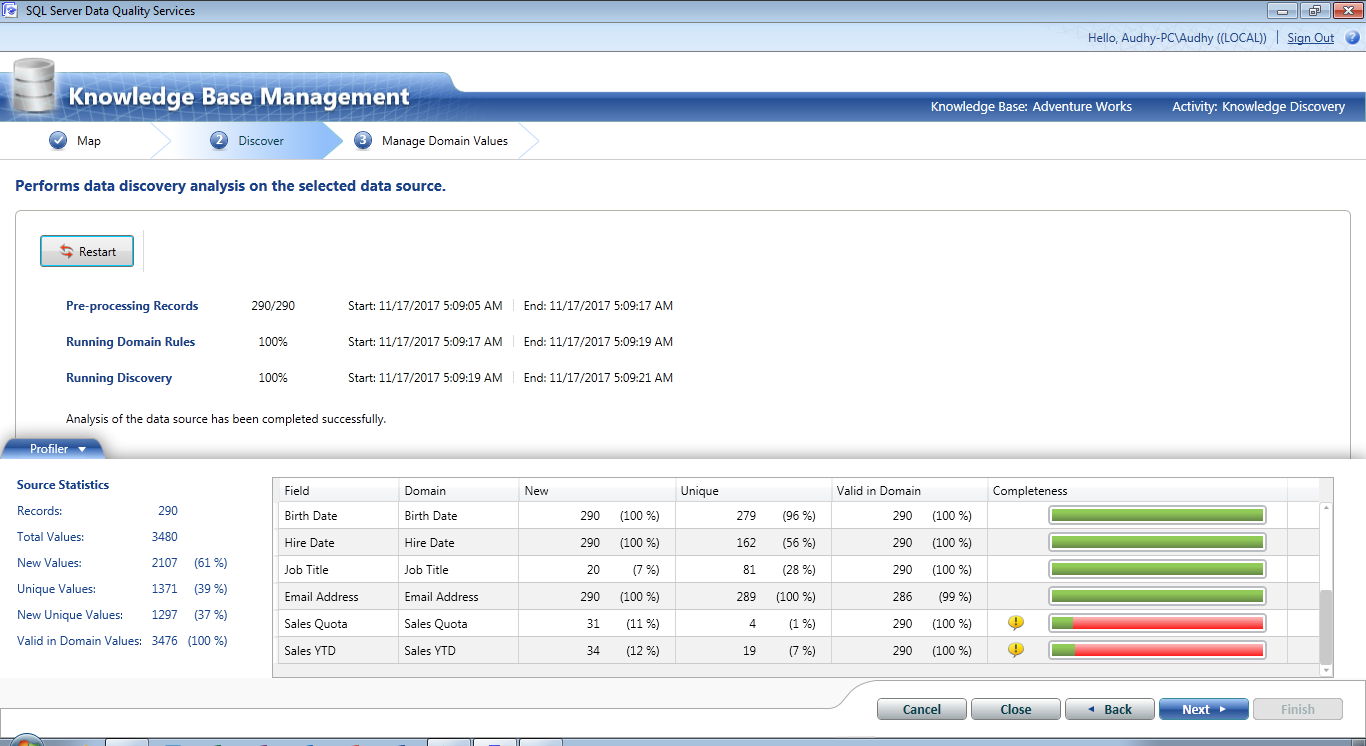 Tutorial DQS SQL SERVER ( Data Cleansing Data Matching ) [ Kualitas Data, Stikom Surabaya ]