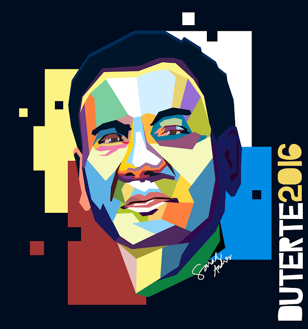 First WPAP Art: Duterte 2016 - Sar Writes