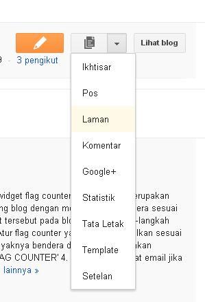 Cara Membuat Menu di Blog ~ salingberbagi